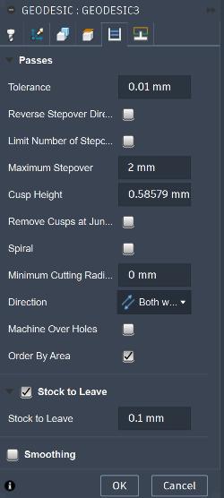 How to apply Stock to leave separately into Radial and Axial when ...