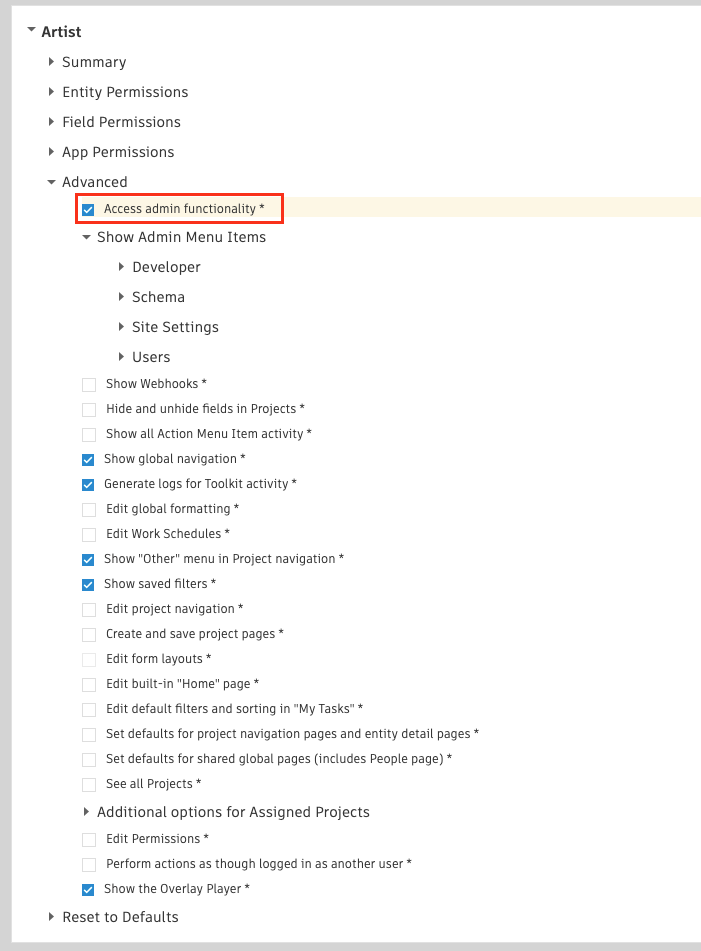 Non-admin users unable to access Bookings or Contract entity pages in Flow Production Tracking