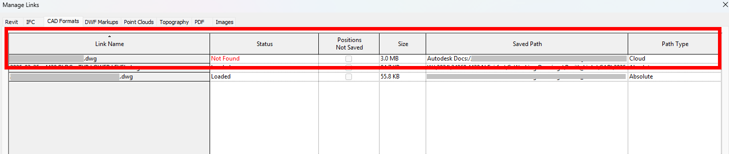 Help | Desktop Connector linked files Not Loaded or Not Found in Revit | Autodesk
