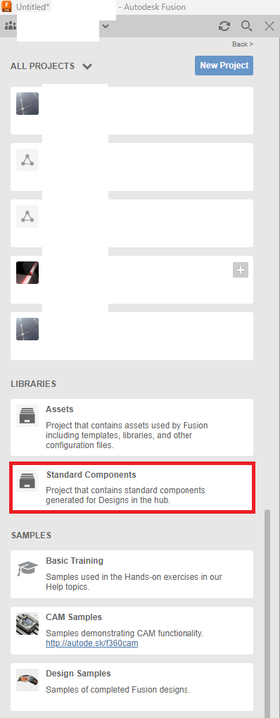 Why can Standard Components be edited in Fusion?