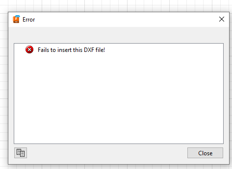 "Fails to insert this DXF file!" after changing document units in Fusion