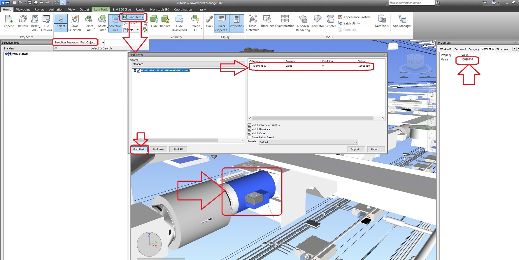 Revit 元素 ID 在 Navisworks 中获得不同的编号