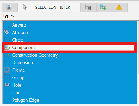 "Cómo desactivar el signo "+" del cursor en cruz de un componente en la presentación de PCB en ...