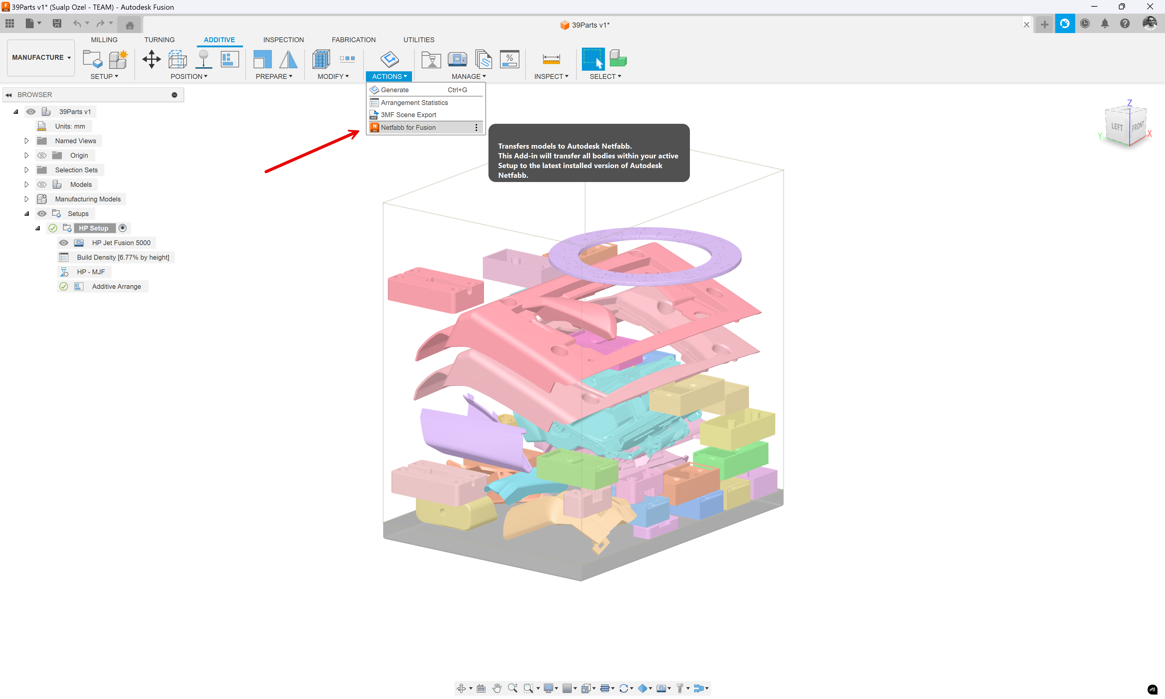 如何在 Netfabb 中打开 Fusion 文件