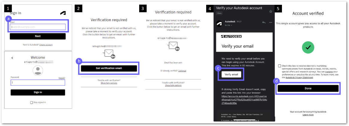 Autodesk Account Email Verification Process