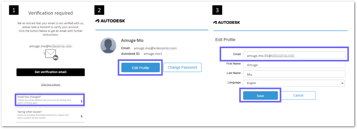 Autodesk Account Email Verification Process