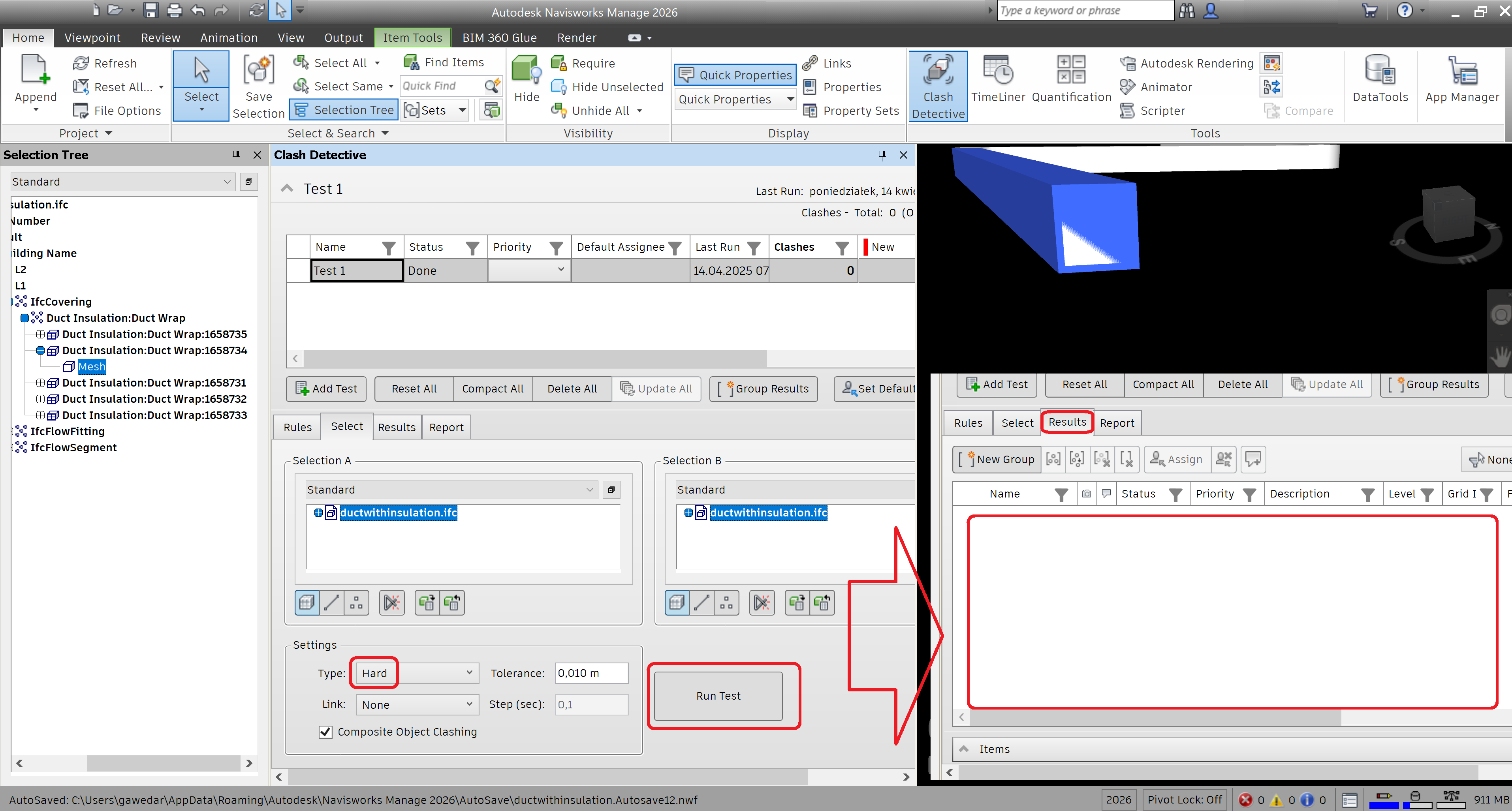 False clashes for ducts and pipes with insulation exported to IFC from ...