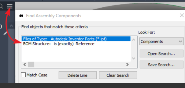 How to Identify and Isolate All Reference Parts in an Inventor Assembly Based on BoM Structure