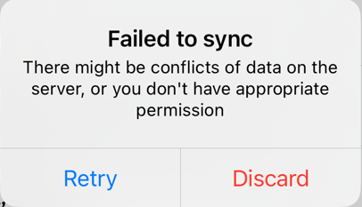 "Failed to sync issue" when attempting to sync issues from the BIM 360 mobile app