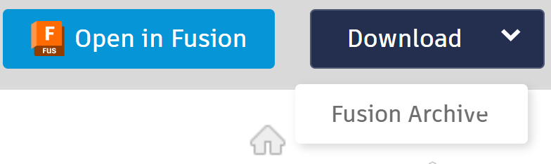 Able to download only Fusion Archive from Share link in web browser