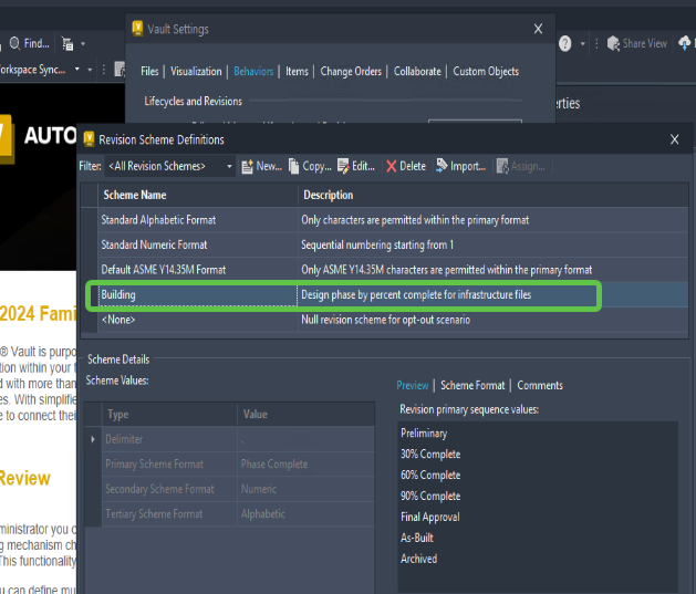 How to find out if Civil 3D configuration has been imported to a Vault