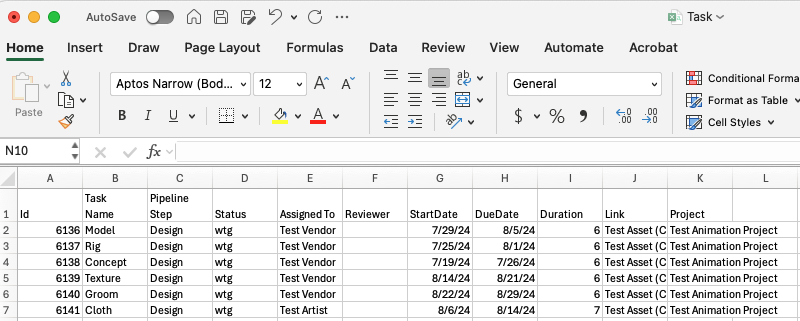 CSV data copied to a single cell when using Flow Production Tracking Importer
