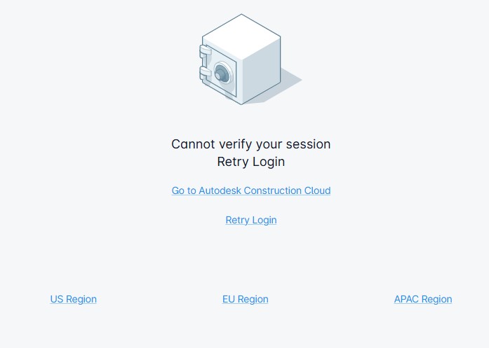 "Cannot verify your session..." when accessing Content Catalog from Revit 2023