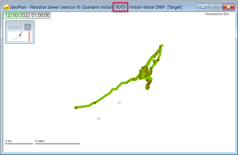 Running SQL results in error 'Cannot run SET query on read-only network ...