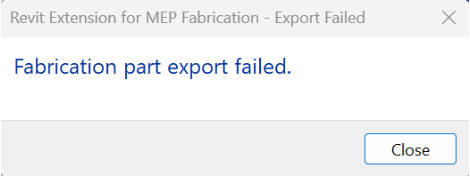 Revit Fabrication Add-in cannot save MAJ to a network location