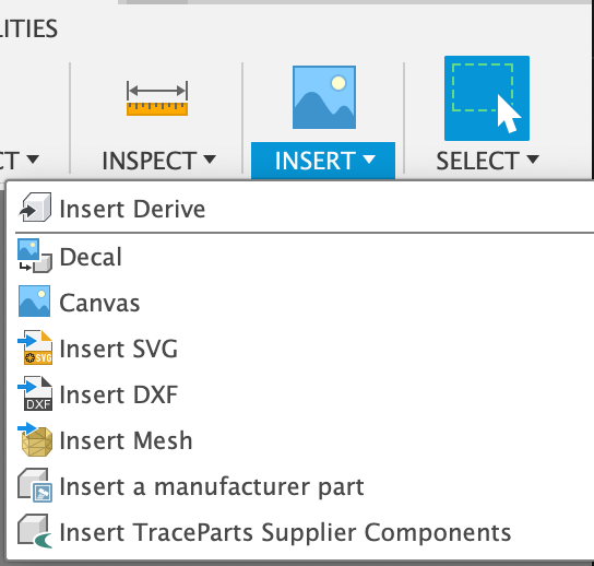 "Insert McMaster-Carr Component" is missing from the "Insert" menu in Fusion