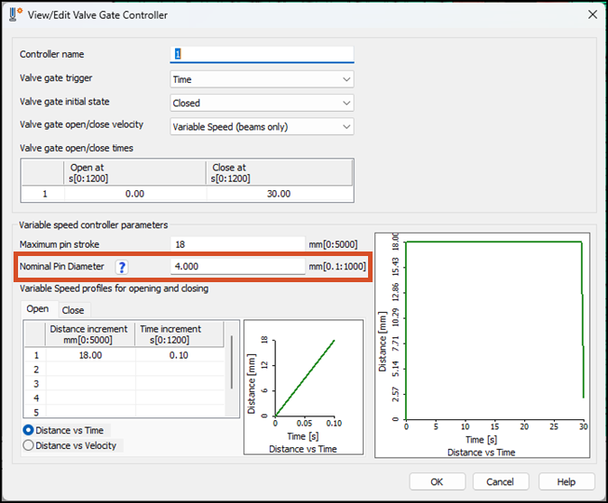 ERROR 304503 ** The pin nominal diameter ... " when running a 3D model ...