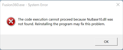 "The code execution cannot proceed" because .dll was not found when ...
