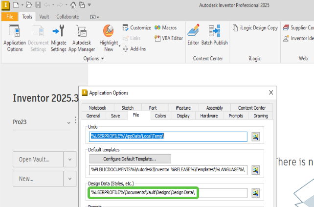 The "Reading Local Files" section of synchronizing Design Data between ...