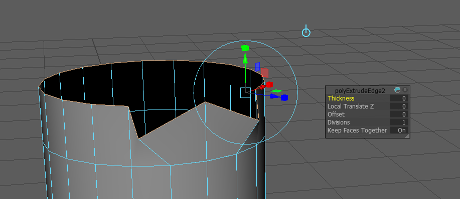 Extrude tool is not extruding edges correctly in Maya