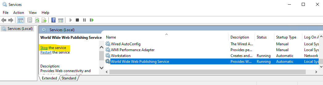 "Autodesk Data Management Job Dispatch is ... running..." and "IIS Worker Process...is running ...