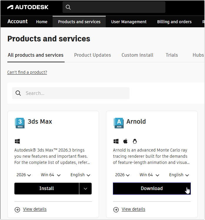 DOCS Help | How to download Autodesk products: Understanding download methods | Autodesk