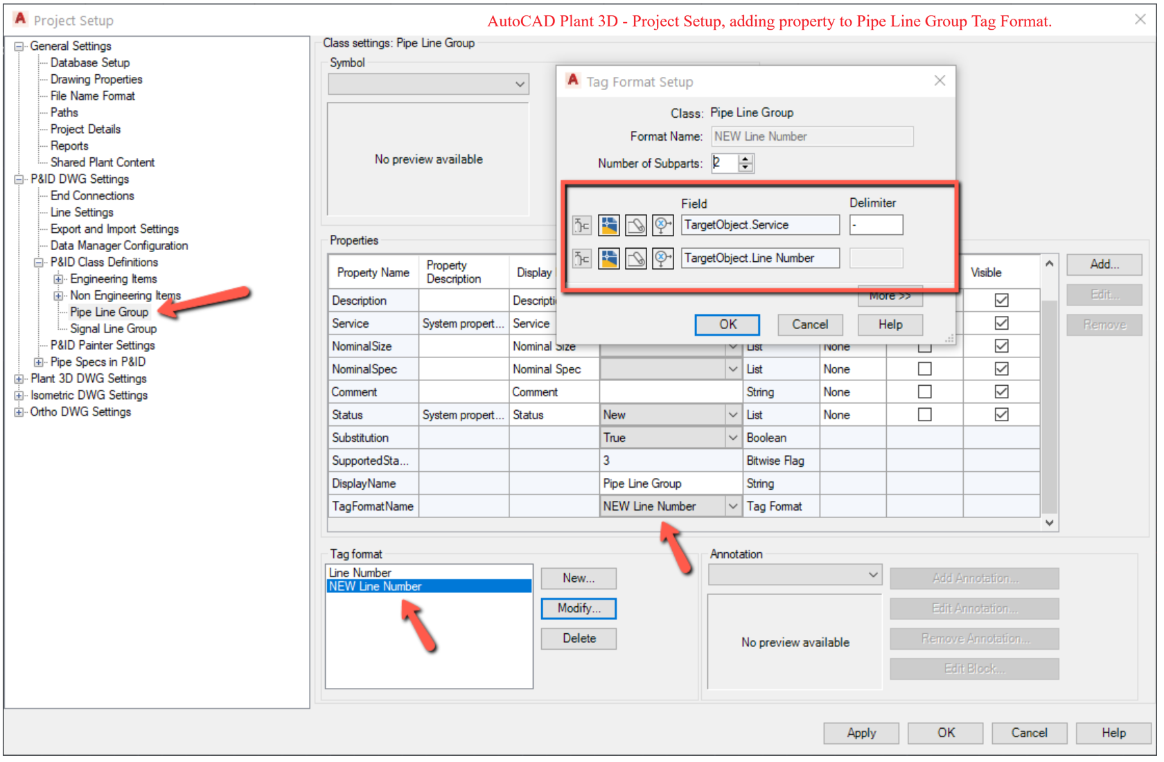 How to use line tag with same line number but with different other pipe ...