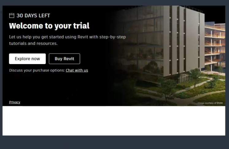 "Welcome to your trial" window appears half blank when opening Autodesk ...