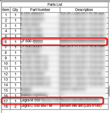 How to renumber a component from one item number to another item number in the parts list on a ...