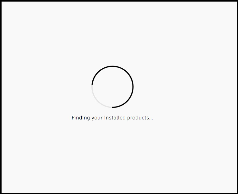 Autodesk Access keeps loading with messages such as "Searching for the ...