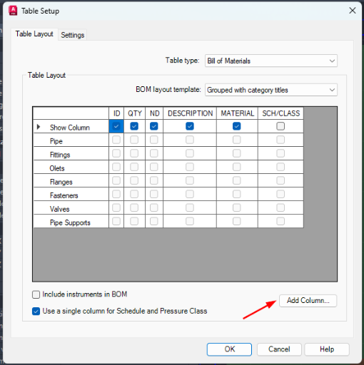 How to add project or drawing properties to the Isometric CSV output in AutoCAD Plant 3D