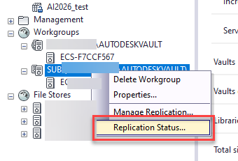 How to unreplicate a Vault database and re-enable it in the ADMS Console