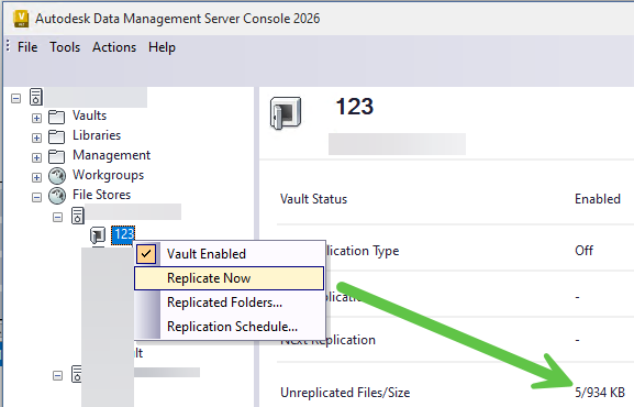 Autodesk Vault Filestore Server(AVFS)のファイル保管場所のサイズを適切に小さくする方法を教えてください。
