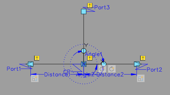 How to set the isometric symbol for a Y-branch at 45-degrees component ...
