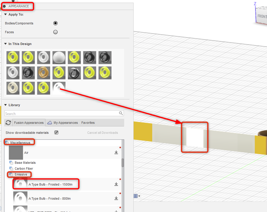 White appearance looks gray on a model in Fusion