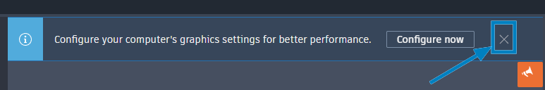 What is "Configure your computer's graphics settings for better ...