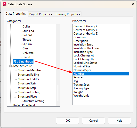 How to group fasteners and pipe run components by Line Number in ...