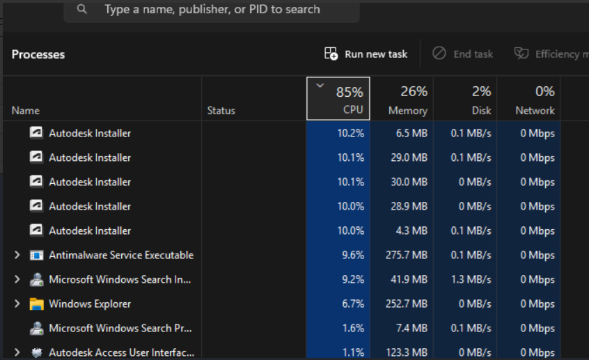 How to stop Autodesk Installer process from being automatic startup?