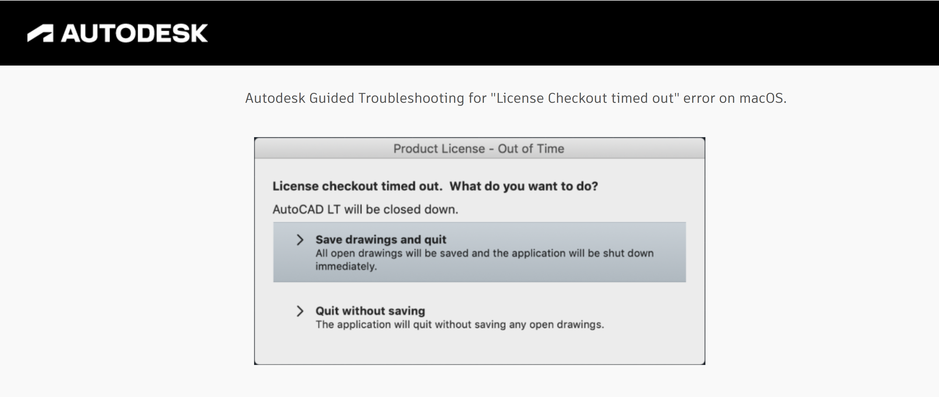 在 Windows 上启动 Autodesk 2020 或更高版本软件时显示在 macOS 上启动 Autodesk 2020 或更高版本软件 ...