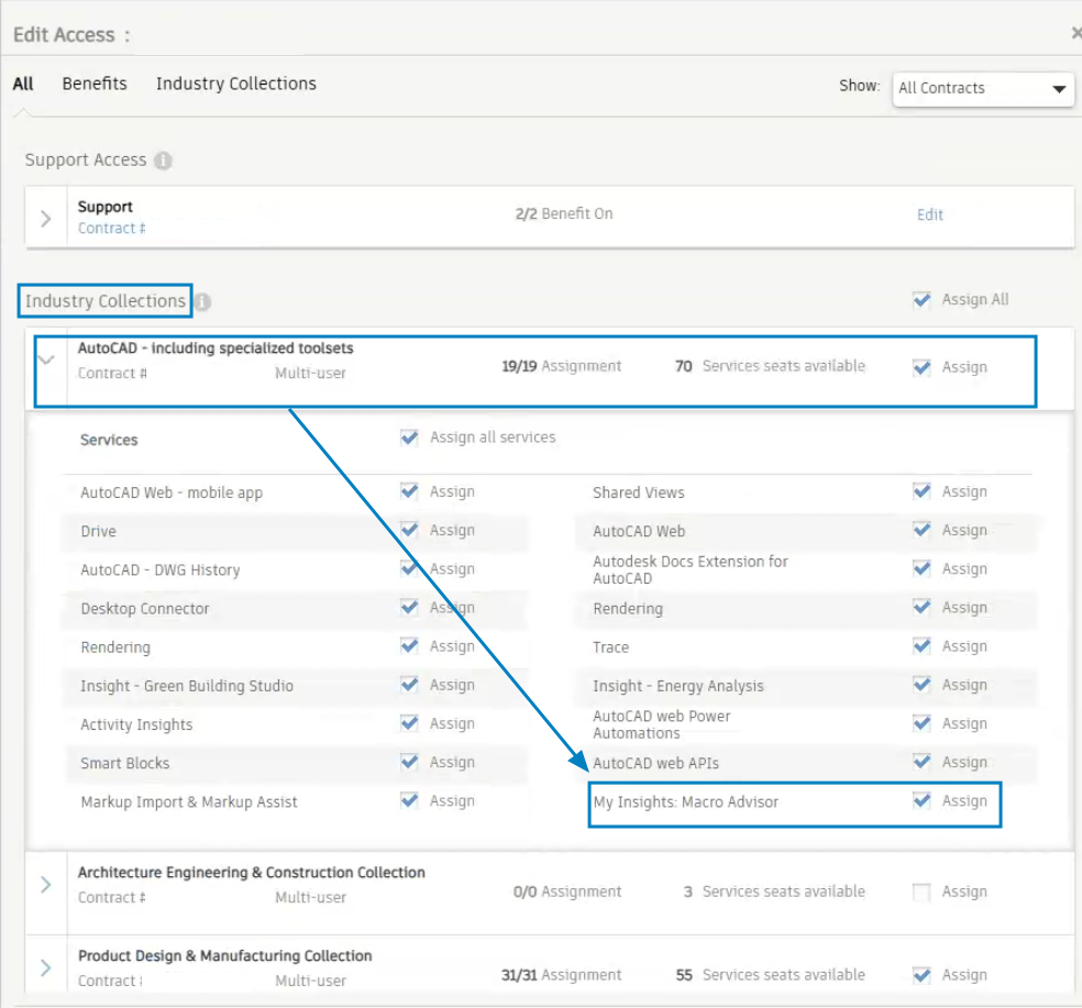 "Check your entitlement" when accessing the Command Macros palette in ...