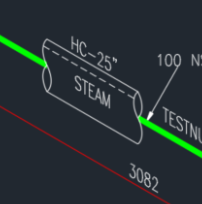 Insulation symbol with tracing spec annotation missing on Isometric ...