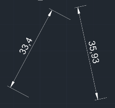 Dimension text upside down in almost vertical dimension in AutoCAD