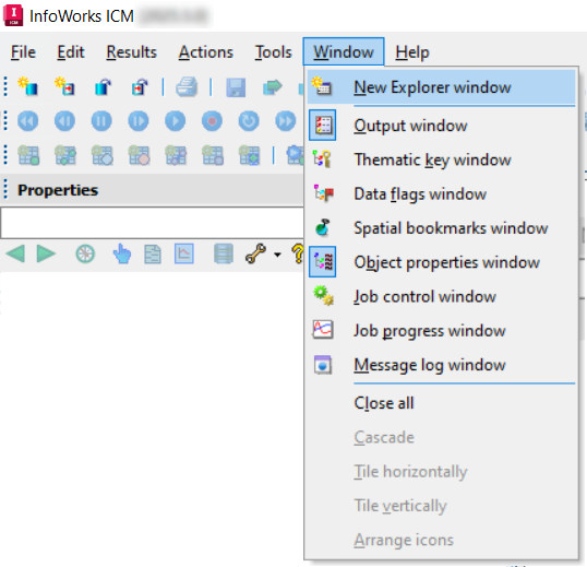 Unable to open recent database in InfoWorks ICM