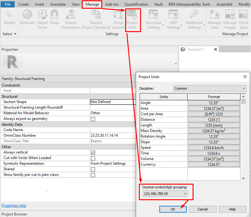 "Invalid Formula" message appears when the family is modified in Revit