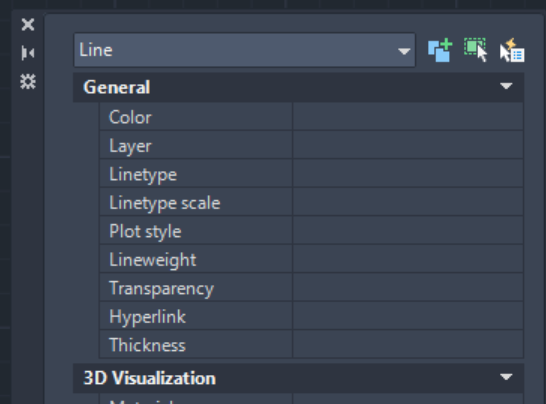 Properties palette does not show values in AutoCAD products