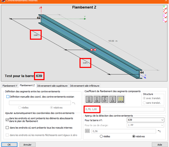 Incorrect orientation when defining bracings for "Super Members" in Robot Structural Analysis