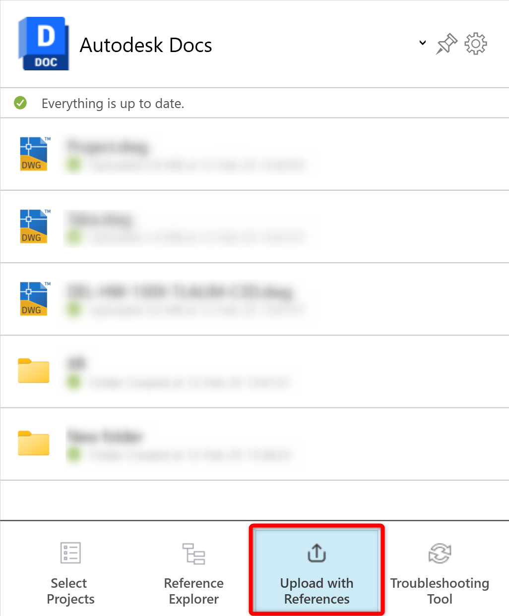 How to upload a DWG file with the linked XREFs to Autodesk Construction Cloud