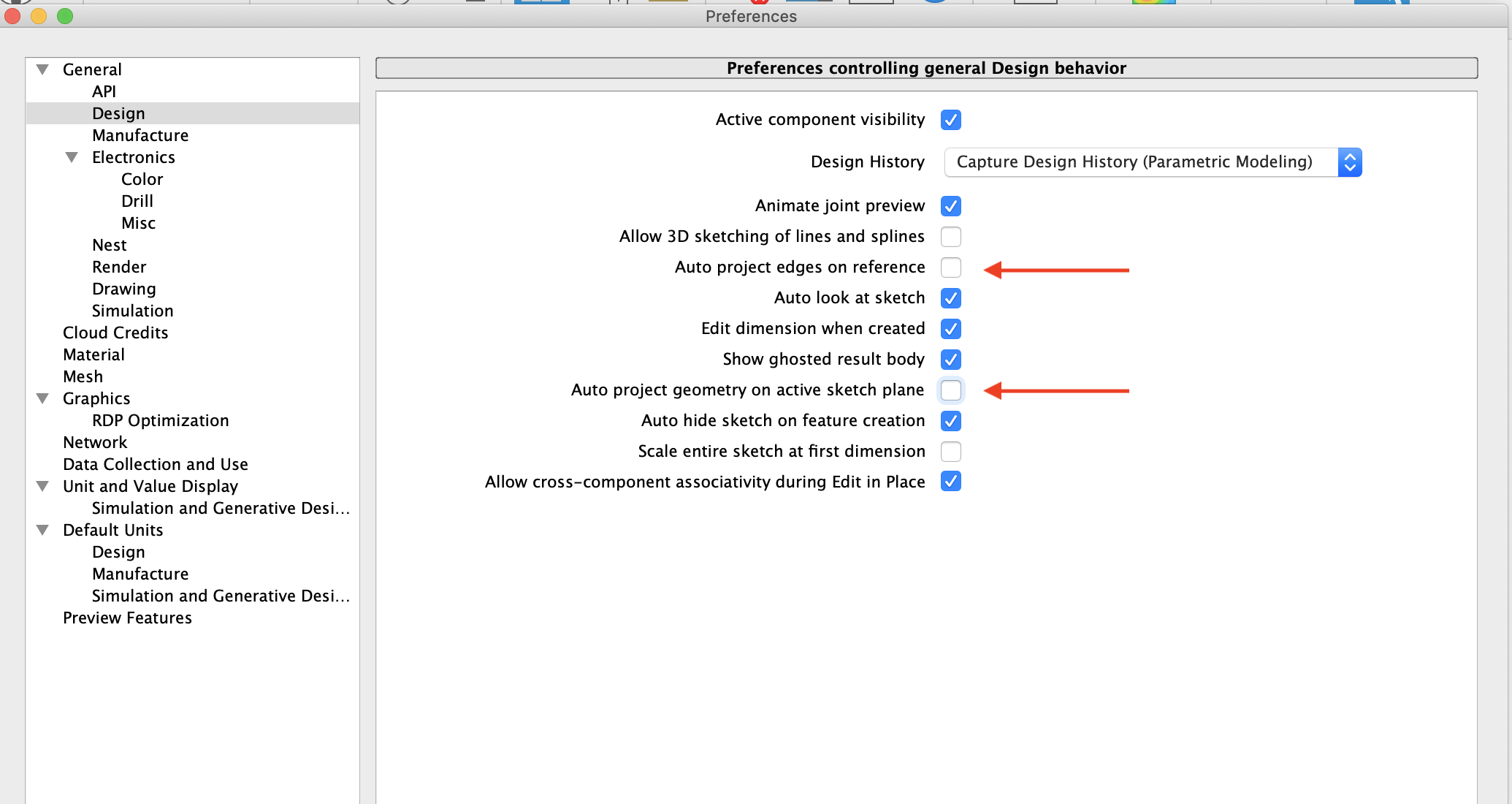 Sketching on a face causes extra lines and geometry to be displayed in ...