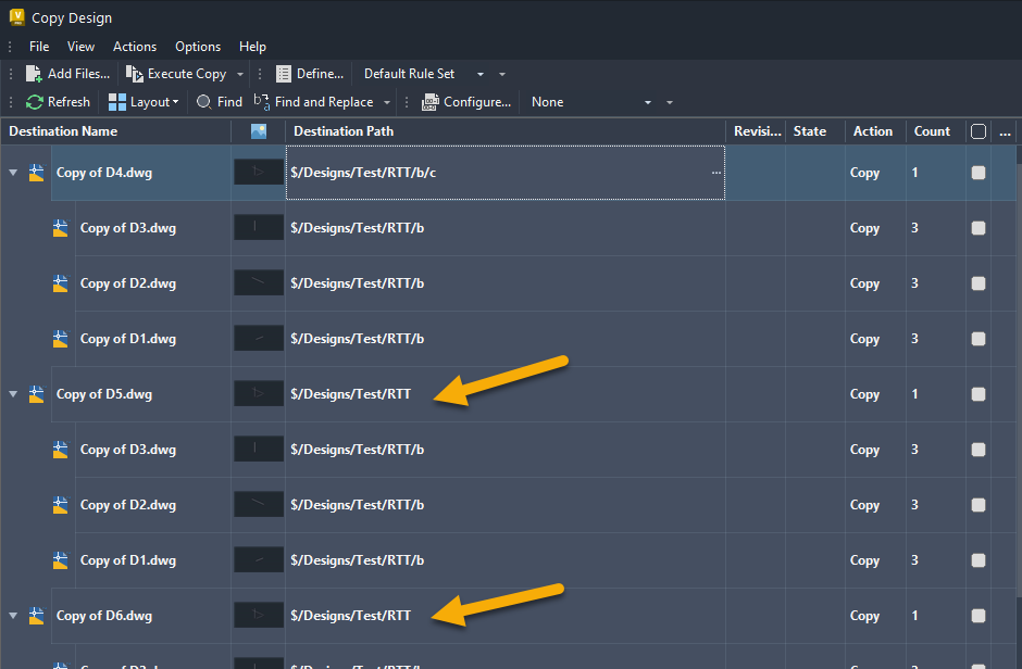 "Copy Branch to" on multiple parent files with the same children ...