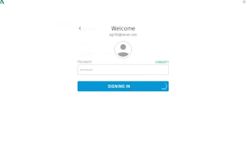 "Account ID and Password mismatch" message shows or stuck at signing in page when login in ...